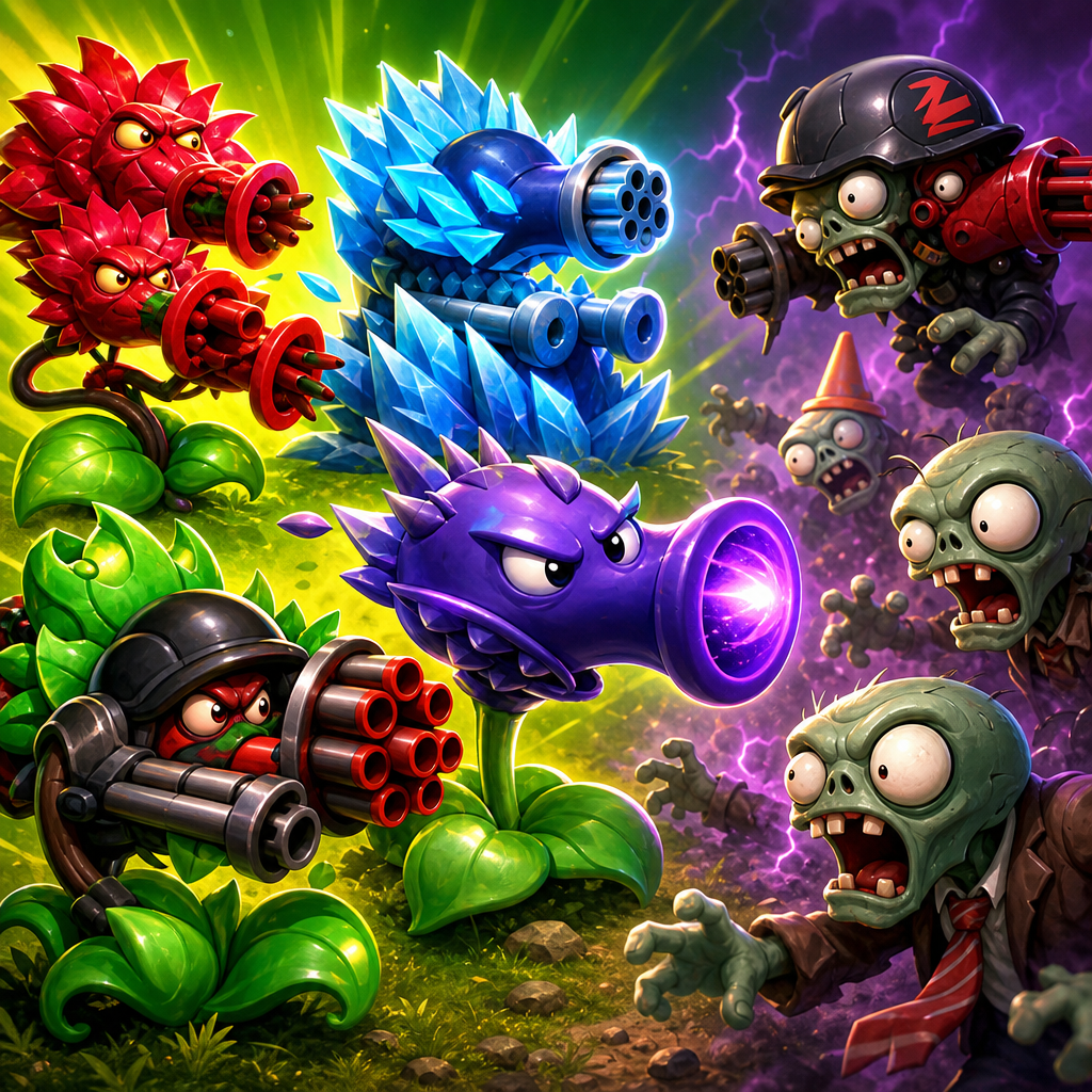 Plants vs Zombies Hybrids Game 🕹️ Play Free Online | PLIX.GG